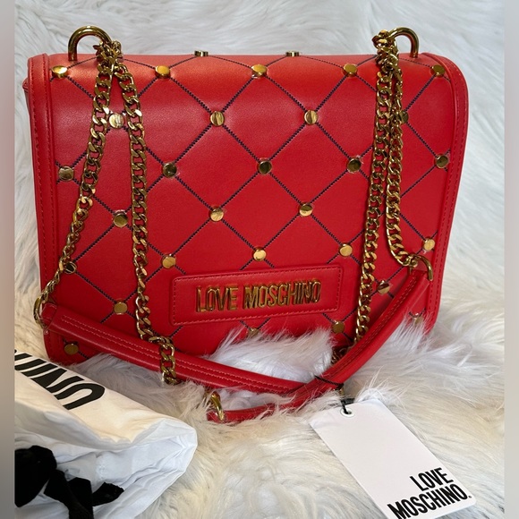 Moschino | Bags | Nwt Authentic Moschino Red Bag | Poshmark